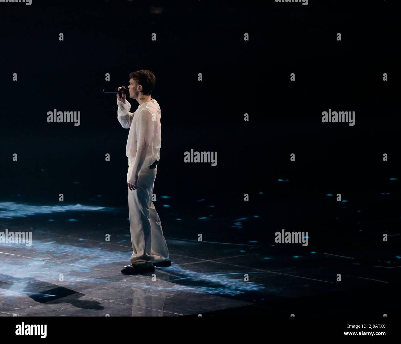 May 14, 2022, Turin, Italy: Mahmood & Blanco (Brividi) Italy during the ...