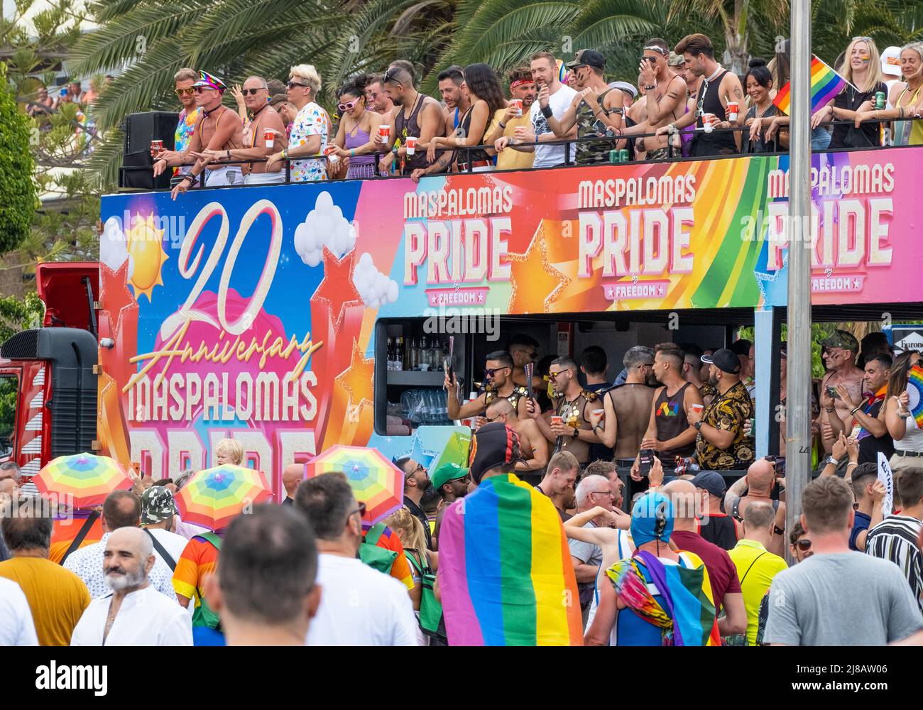 Monkeypox gay pride parade gran canaria hi-res stock photography and ...