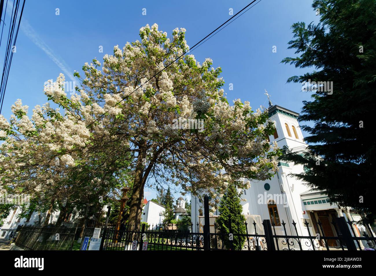 Bucharest, Romania - May 05, 2022: Church of the Icon, historical ...