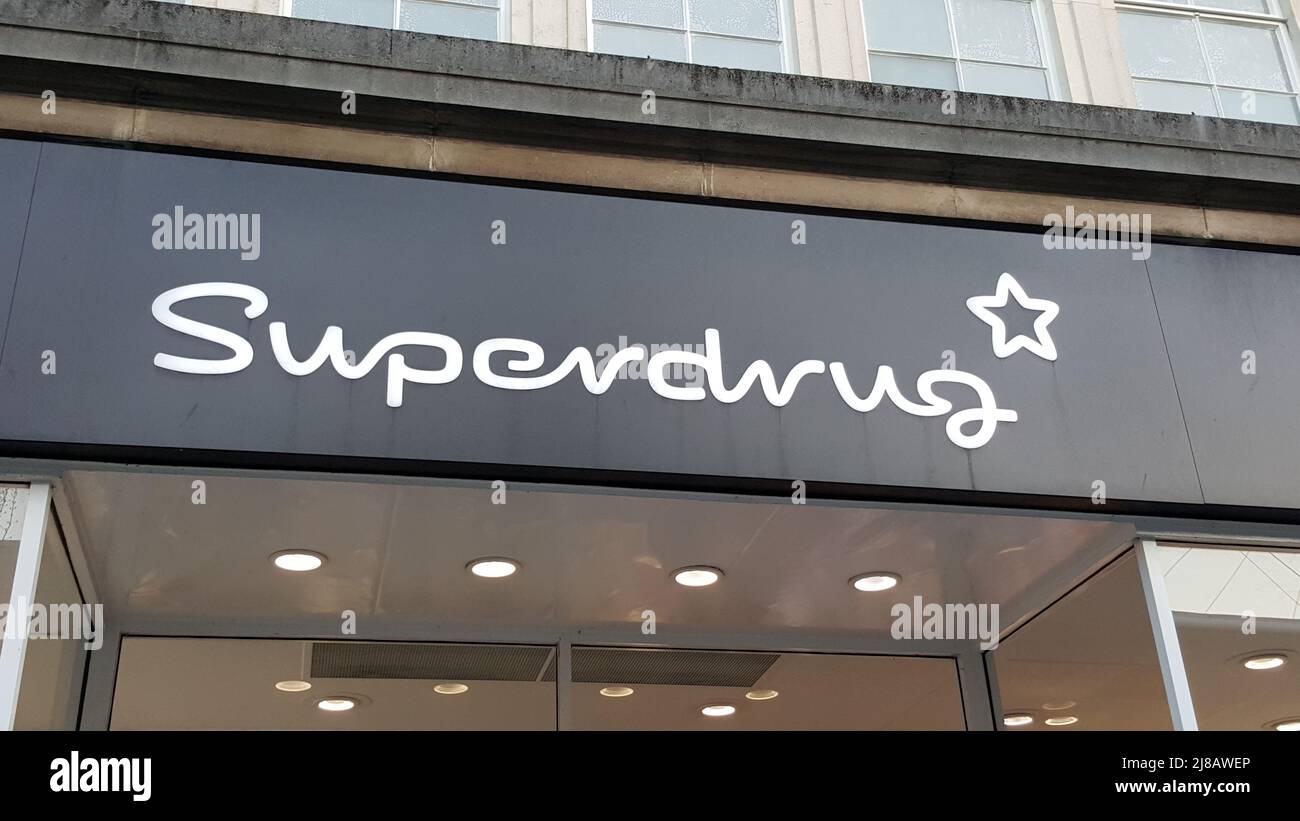 Superdrug logo hi-res stock photography and images - Alamy