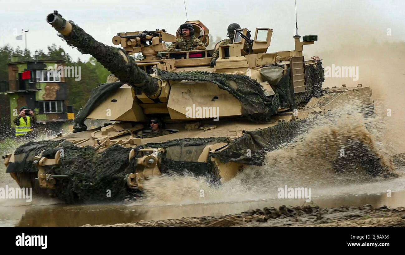 A U.S. Army M1A2 Abrams tank assigned to the 1st Battalion, 68th ...