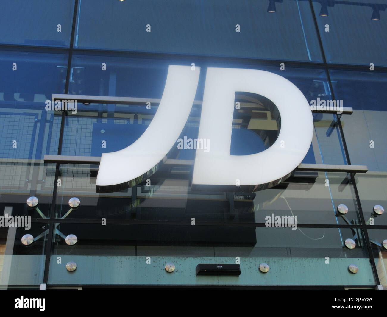 JD Sports Fashion Shop Sign Stock Photo - Alamy