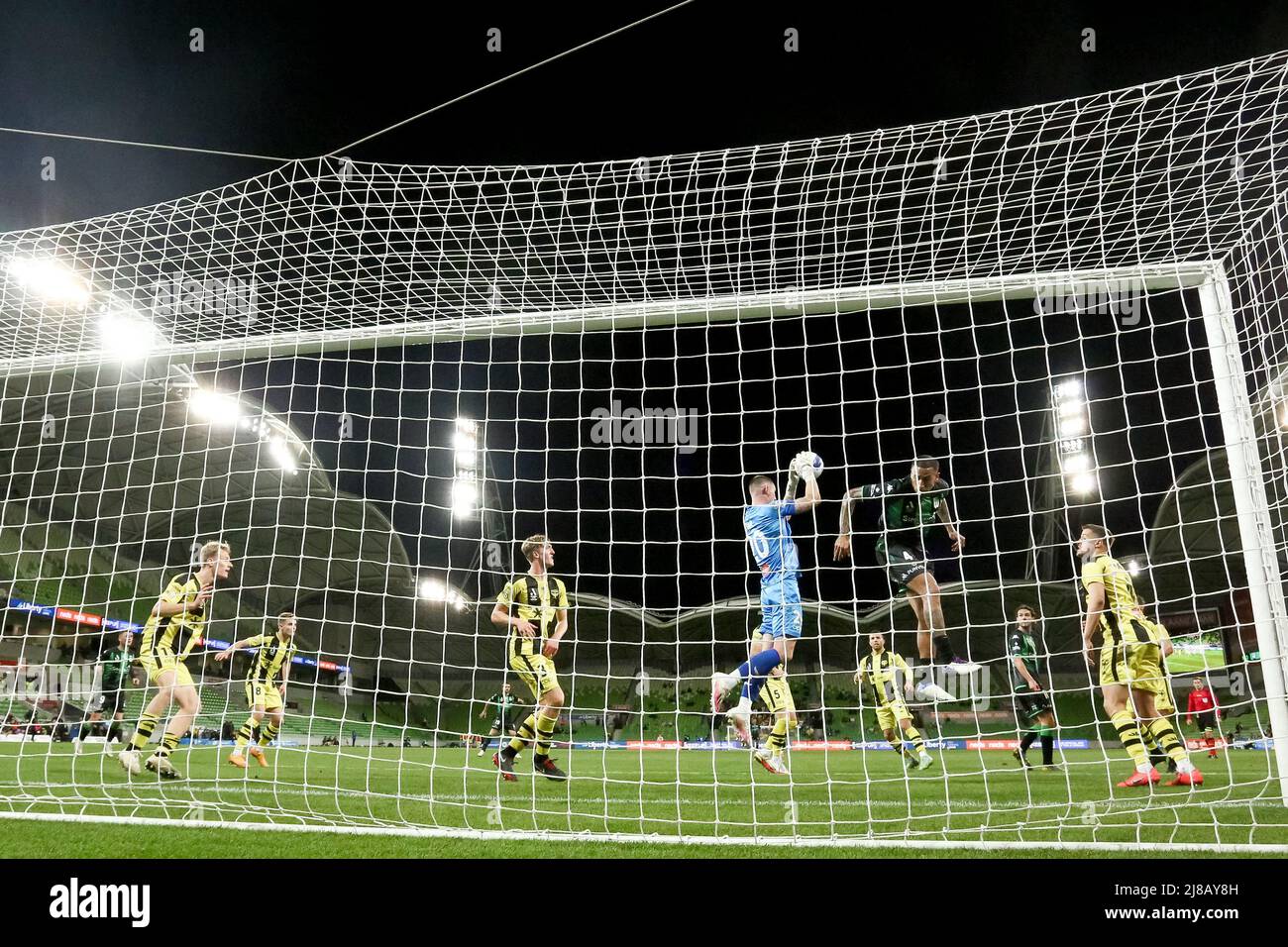 Melbourne, Australia, 14 May, 2022. Oliver Sail of Wellington Phoenix ...