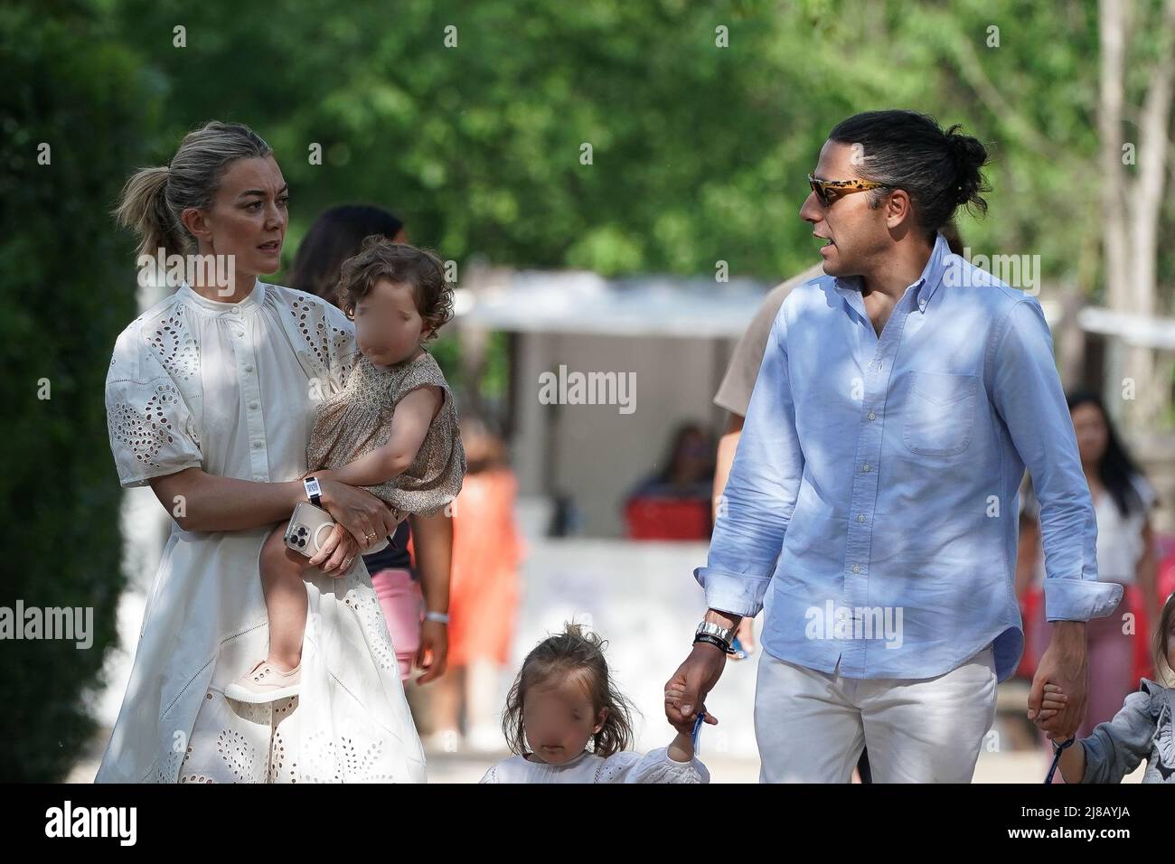 (L-R) Marta Ortega and Carlos Torretta attend the second day of the ...