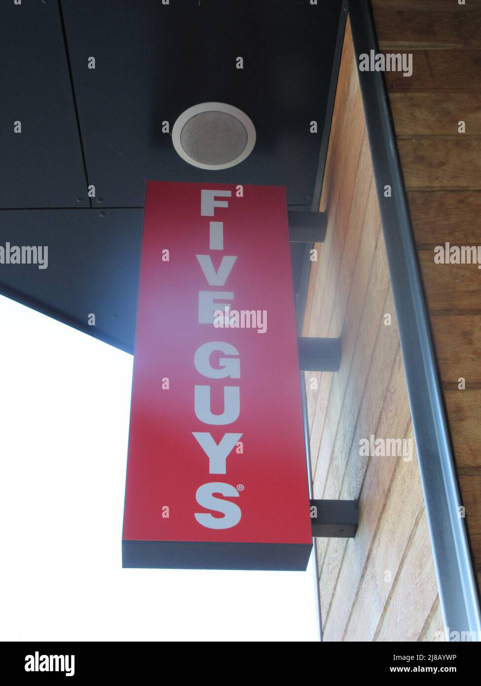 Five Guys Restaurant Sign Stock Photo - Alamy
