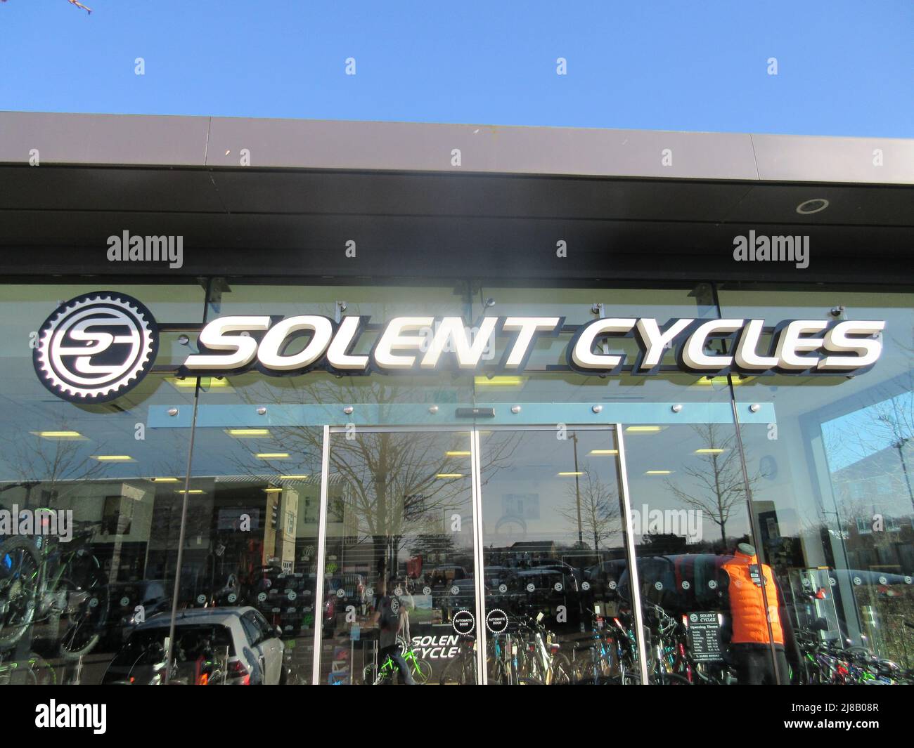 Solent cycles sign hi-res stock photography and images - Alamy