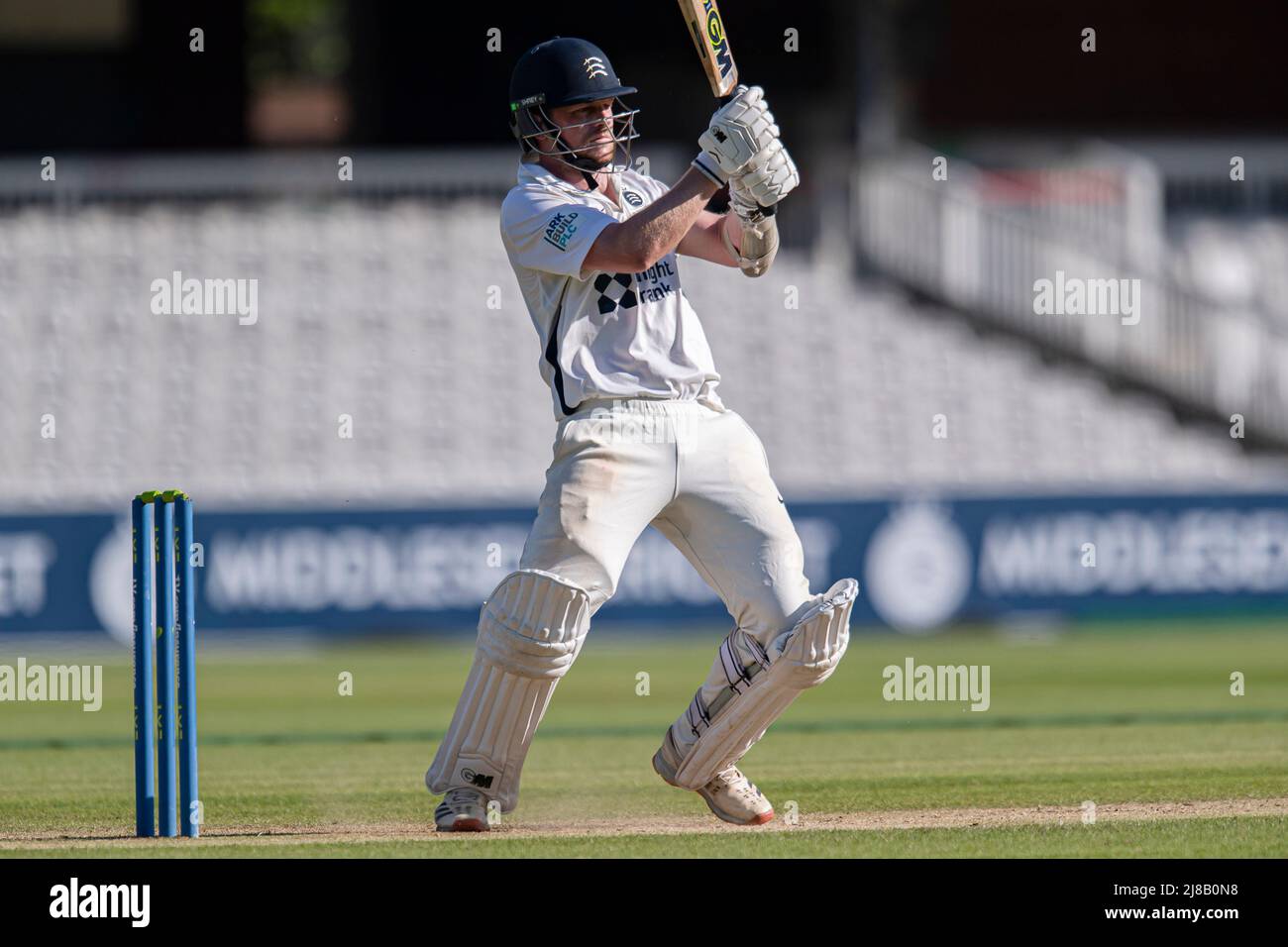 LONDON, UNITED KINGDOM. 14th May, 2022. Sam Robson of Middlesex in ...