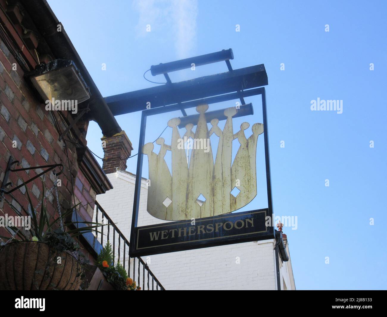 Wetherspoons Pub Sign Stock Photo - Alamy