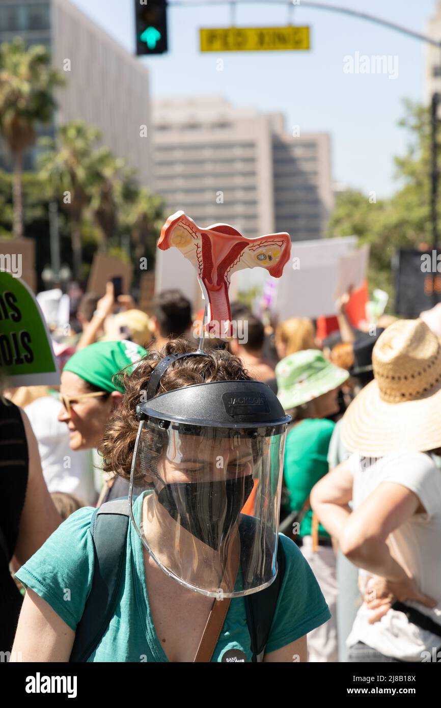 Bans Off Our Bodies abortion rights rally in downtown Los Angeles on ...