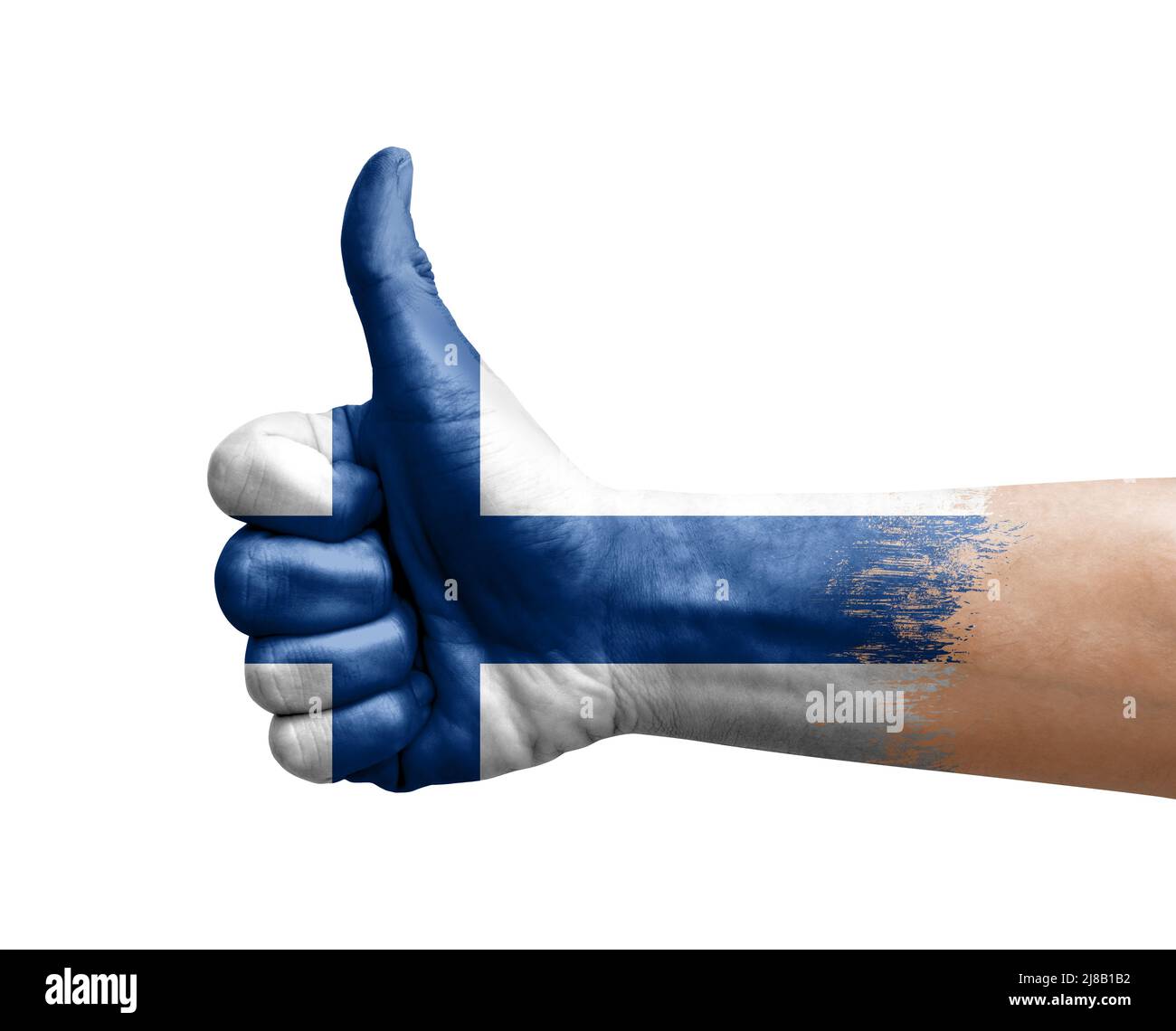 Finland flag happy people hi-res stock photography and images - Alamy