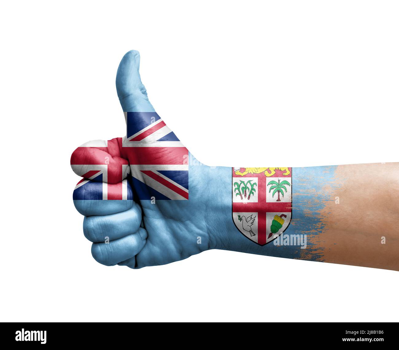 Fabric flag of the fiji hi-res stock photography and images - Alamy