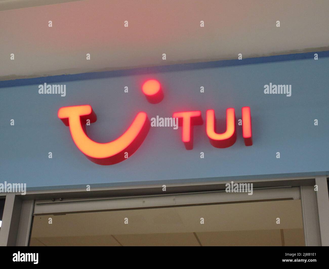 TUI Travel Shop Sign Stock Photo - Alamy