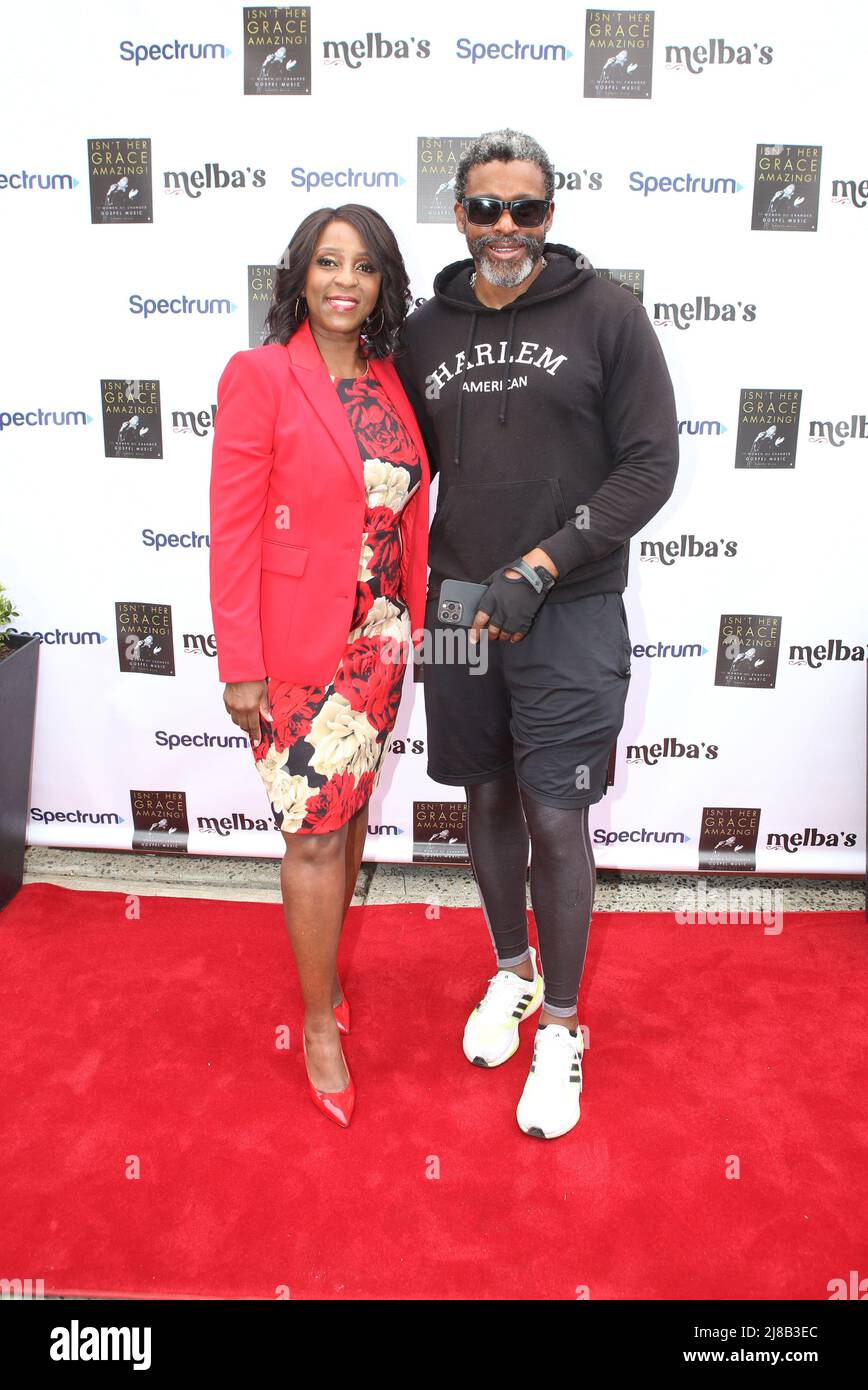 New York, United States. 14th May, 2022. Cheryl Wills and Musa Jackson ...