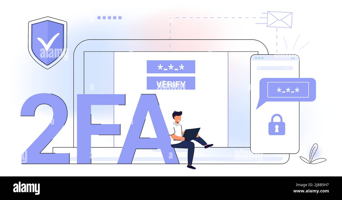 2fa Two Factor Authentication Password Secure Notice Login Verification Code Notice With Code Fo