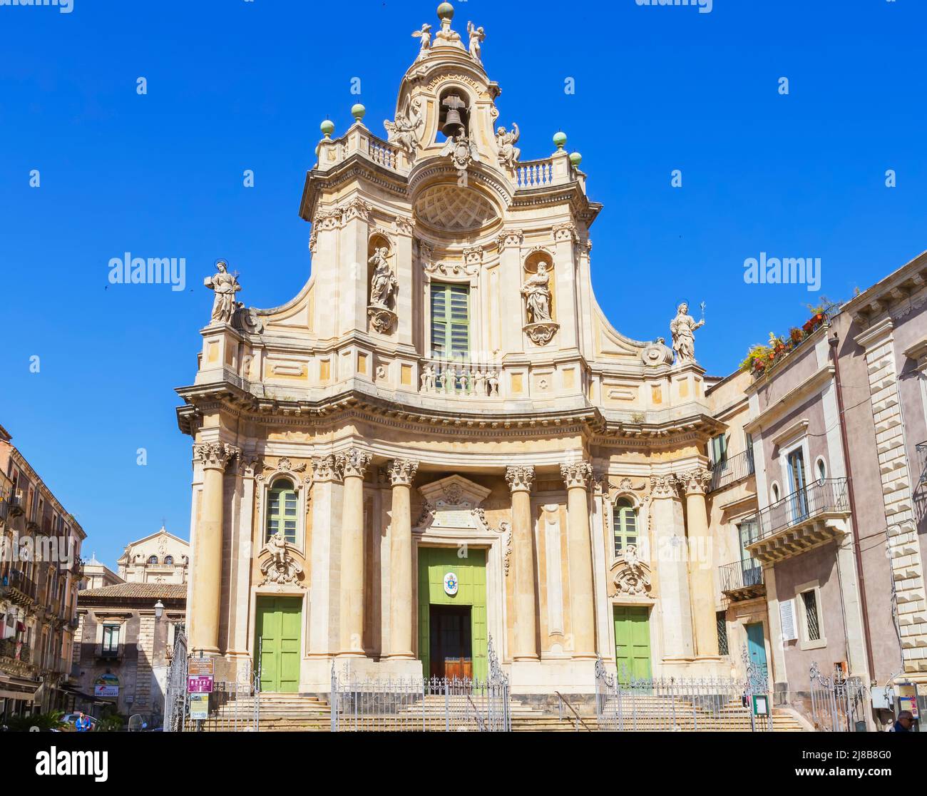 Basilica della Collegiata, Catania, Catania province, Sicily, Italy ...
