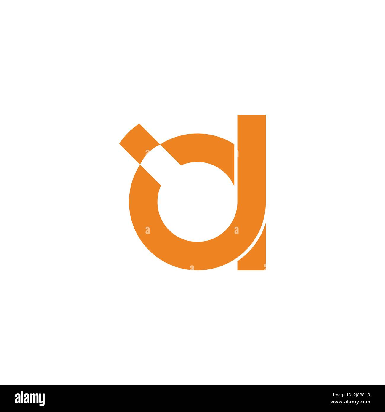 letter d loop box motion object shipping symbol logo vector Stock ...