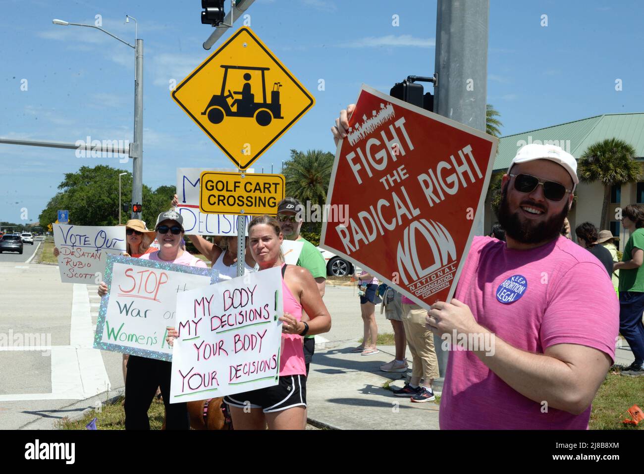 Viera. Brevard County. Florida. USA. May 14, 2022. A “Bans Off Our ...