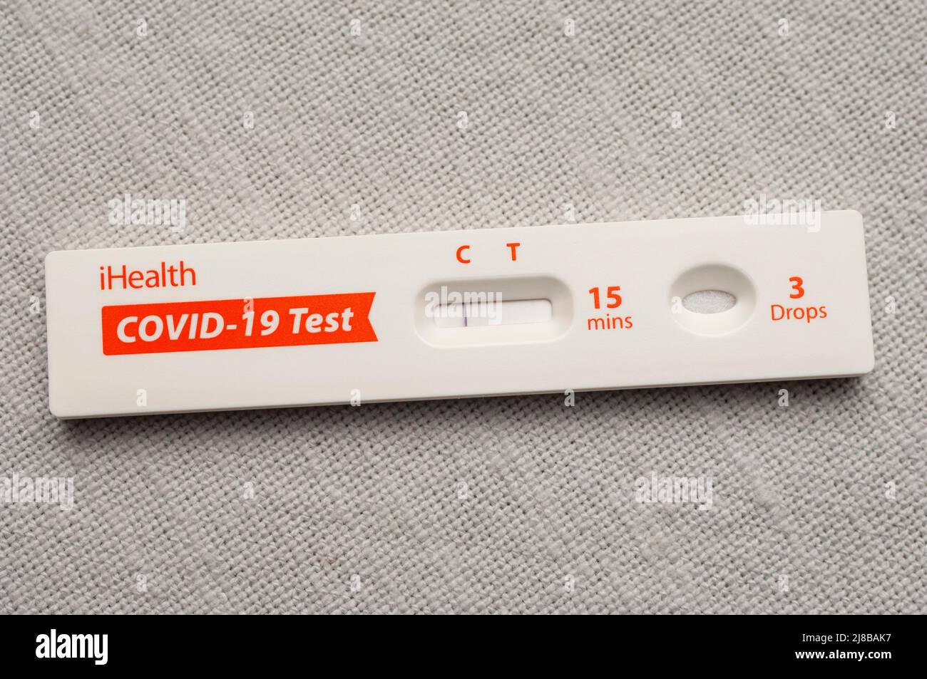 Covid 19 test kit Stock Photo - Alamy
