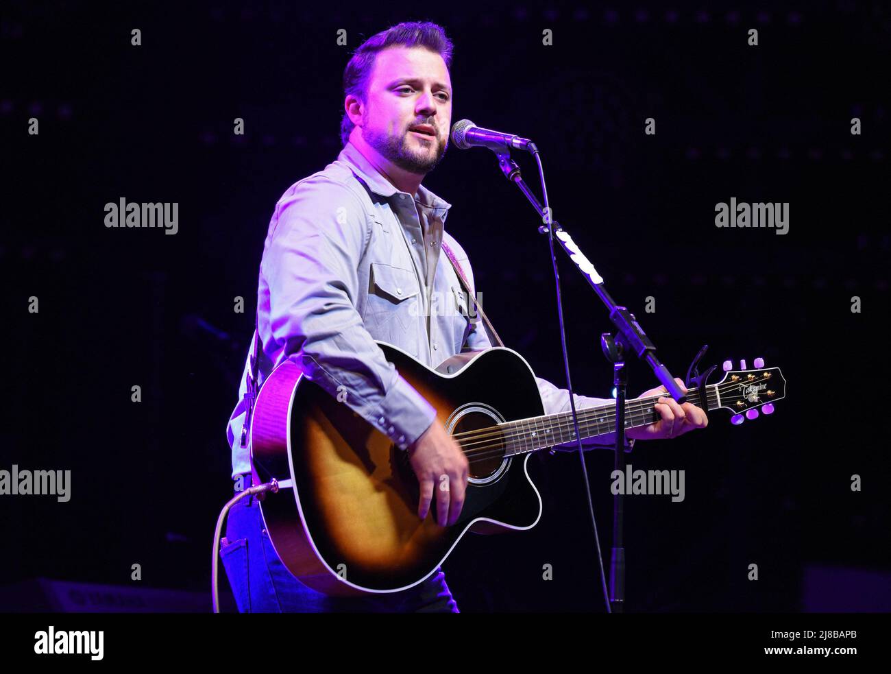 Hiawassee, GA, USA. 14th May, 2022. Walker Montgomery on stage for ...