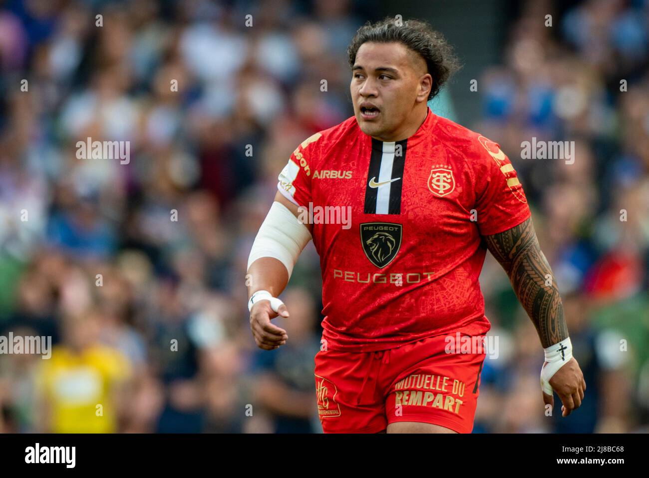 David Ainu'u of Toulouse during the Heineken Champions Cup Semi Final ...