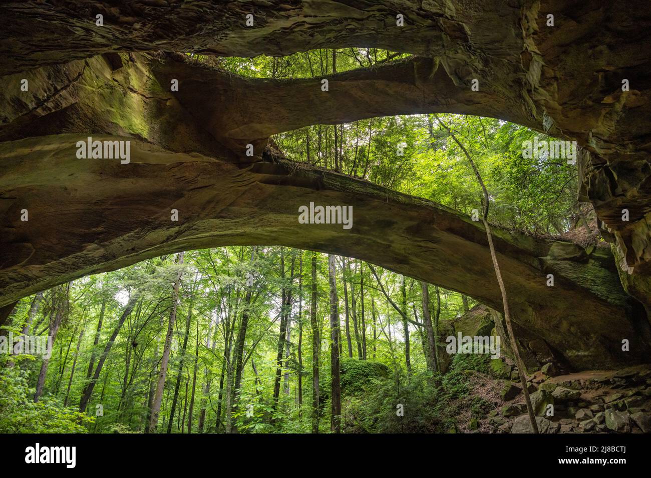 148-foot long and 60-foot high sandstone bridge, the largest natural ...