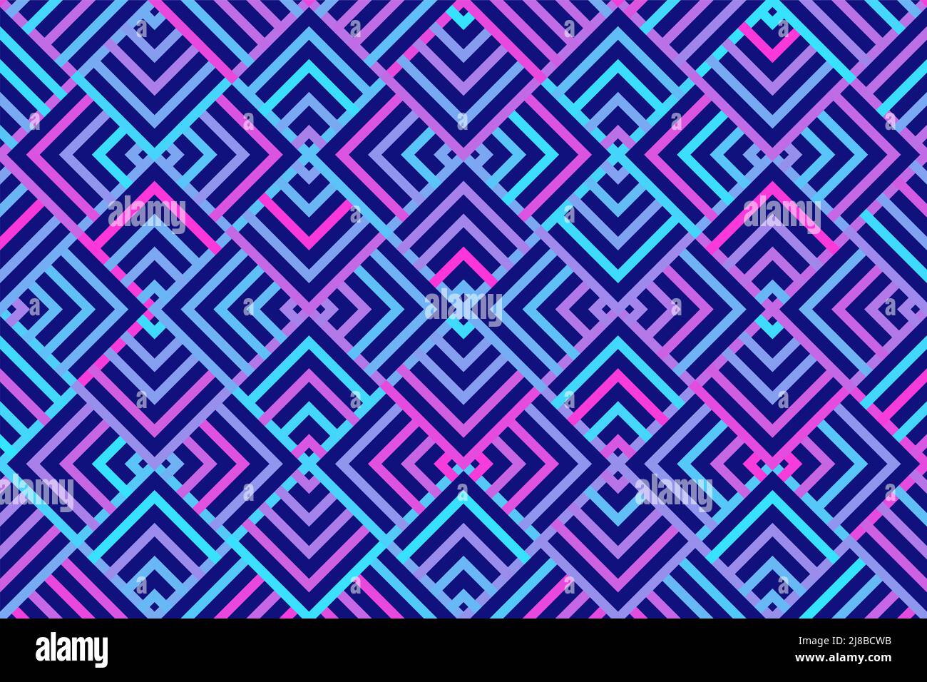 abstract blue purple polygon pattern, neon color, geometric light ...