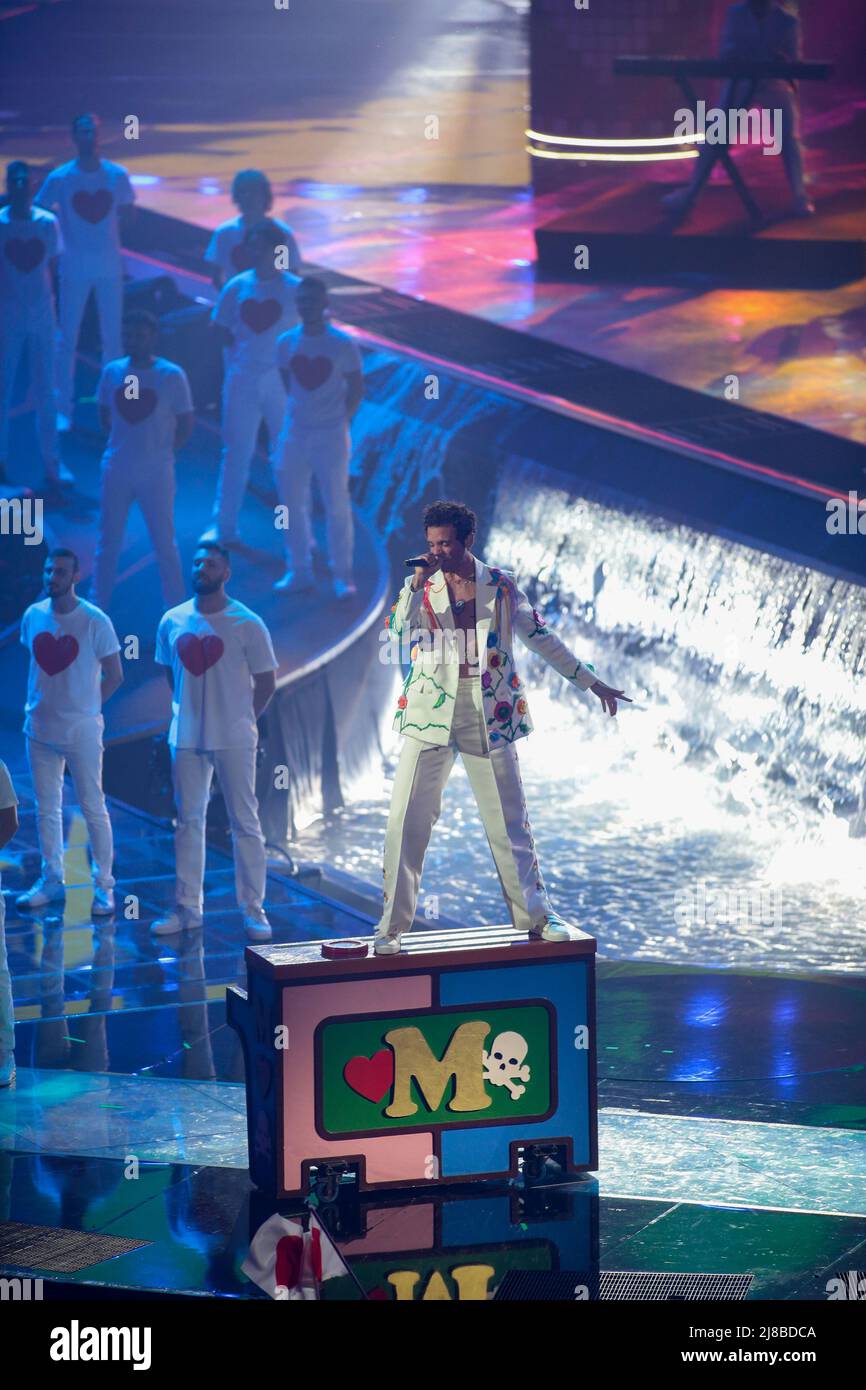 Mika performing during the Eurovision Song Contest Grand Final on 14 ...