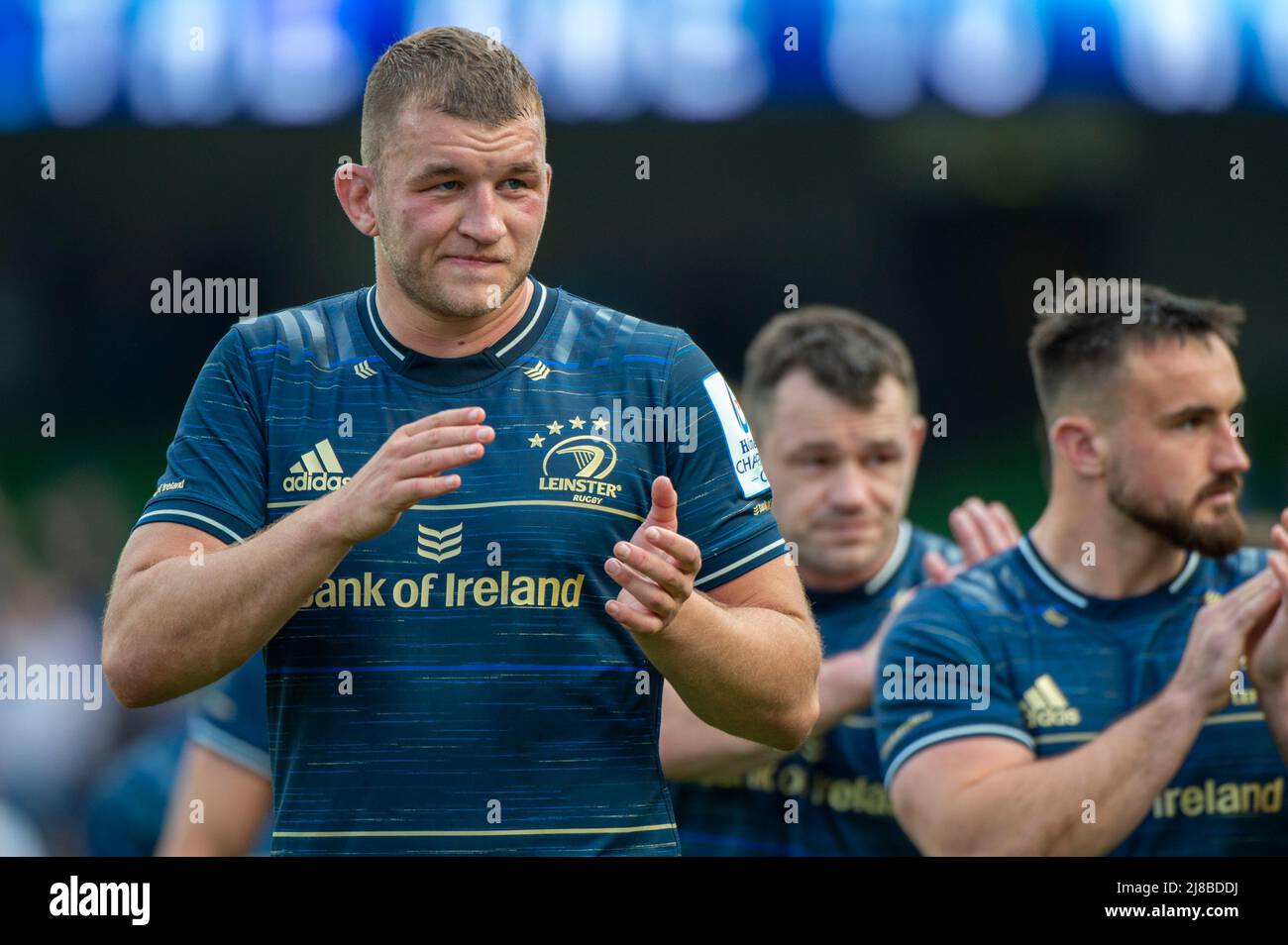 Ross Molony of Leinster celebrates after the Heineken Champions Cup ...