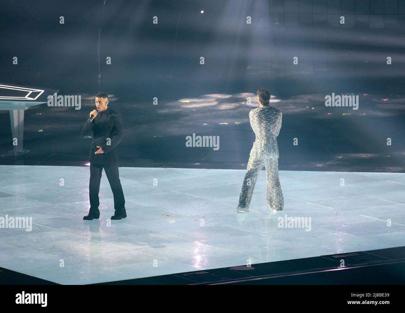 Mahmood & Blanco (Brividi) Italy during the Eurovision Song Contest ...