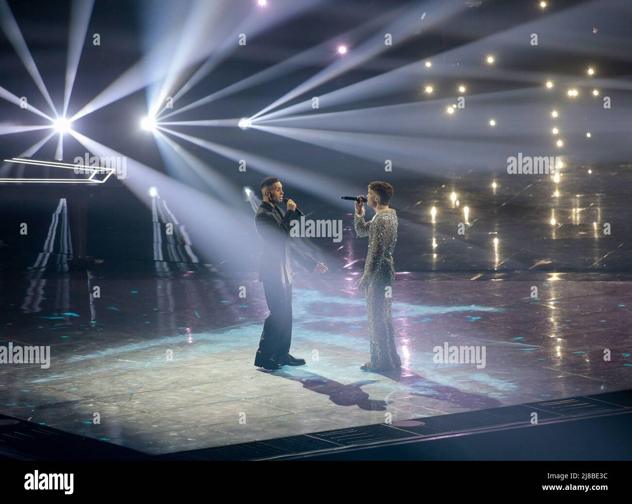 Mahmood & Blanco (Brividi) Italy during the Eurovision Song Contest ...