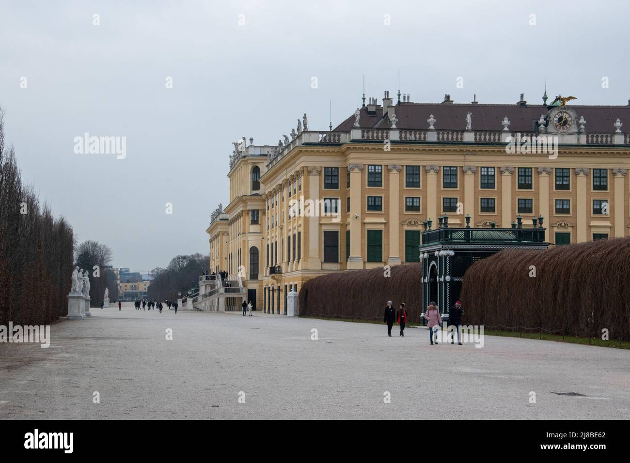 Crown Prince Garden Gate at Schonbrunn Palace, Vienna, Austria Stock ...