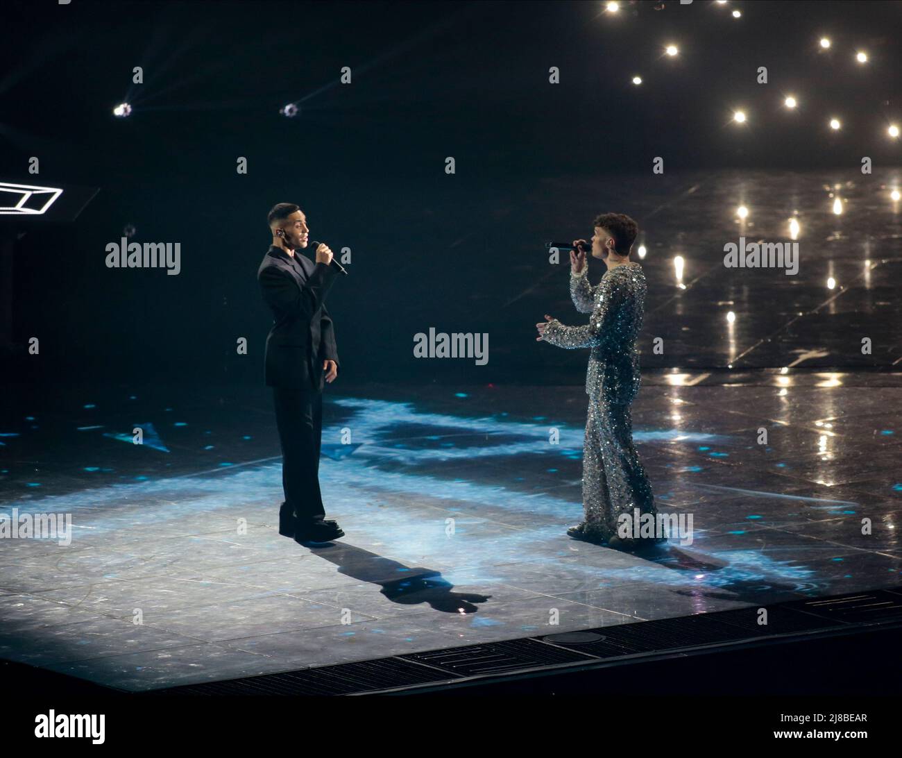 Mahmood & Blanco (Brividi) Italy during the Eurovision Song Contest ...