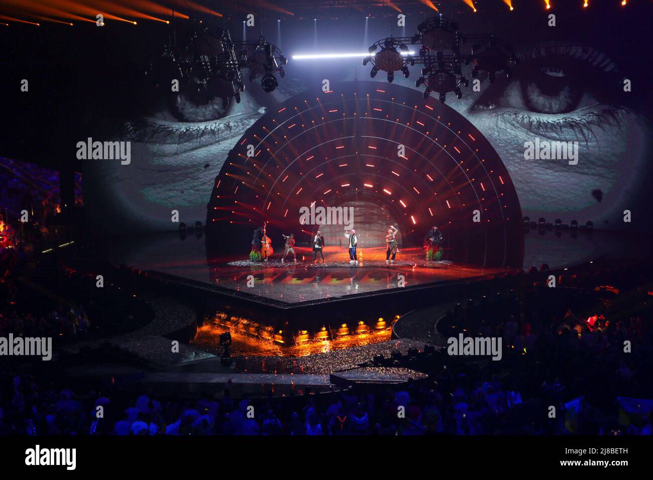 Kalush Orchestra (Stefani?) Ukraine during the Eurovision Song Contest ...