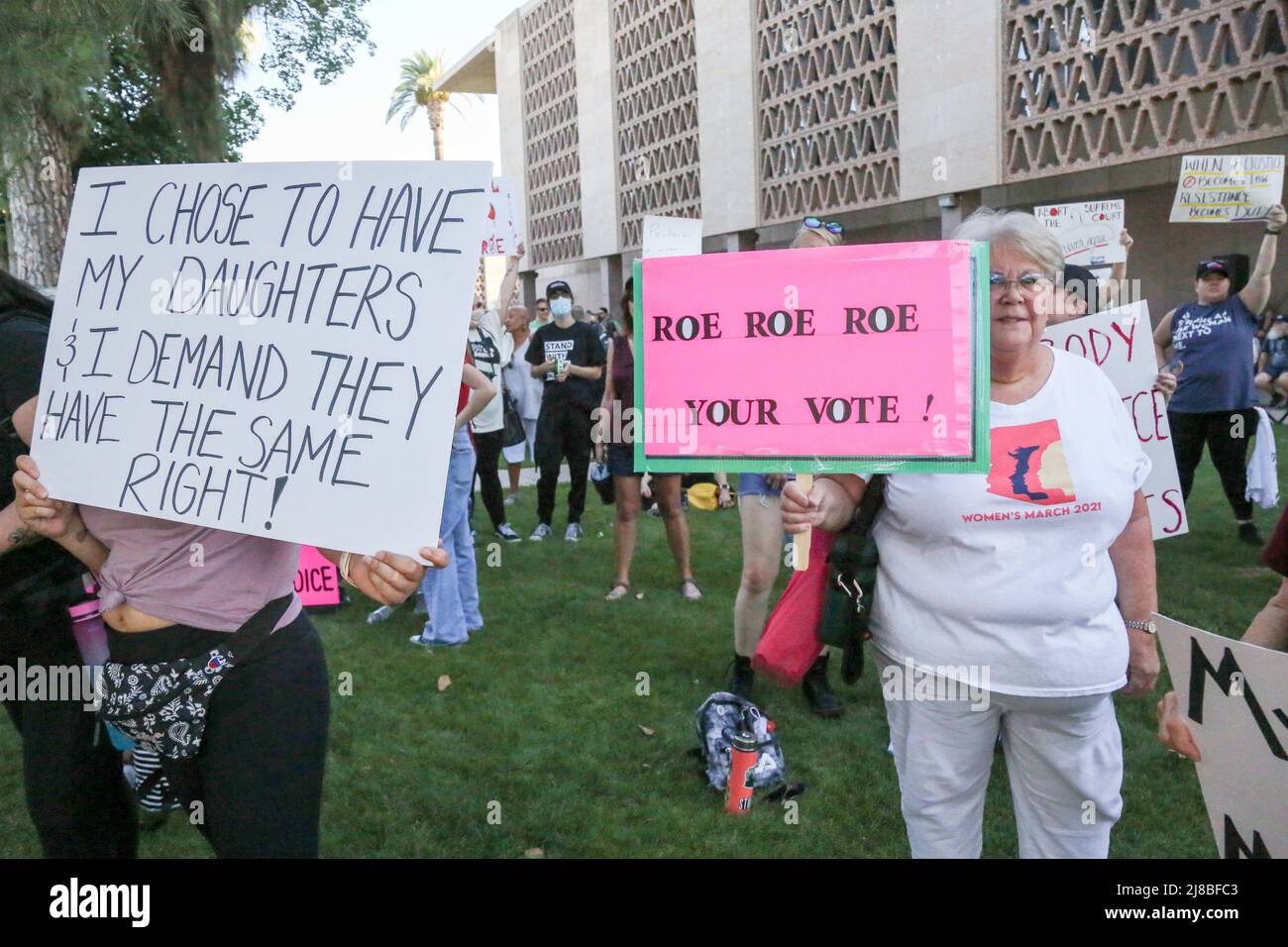 Thousands gathered to rally for reproductive rights at the Arizona ...