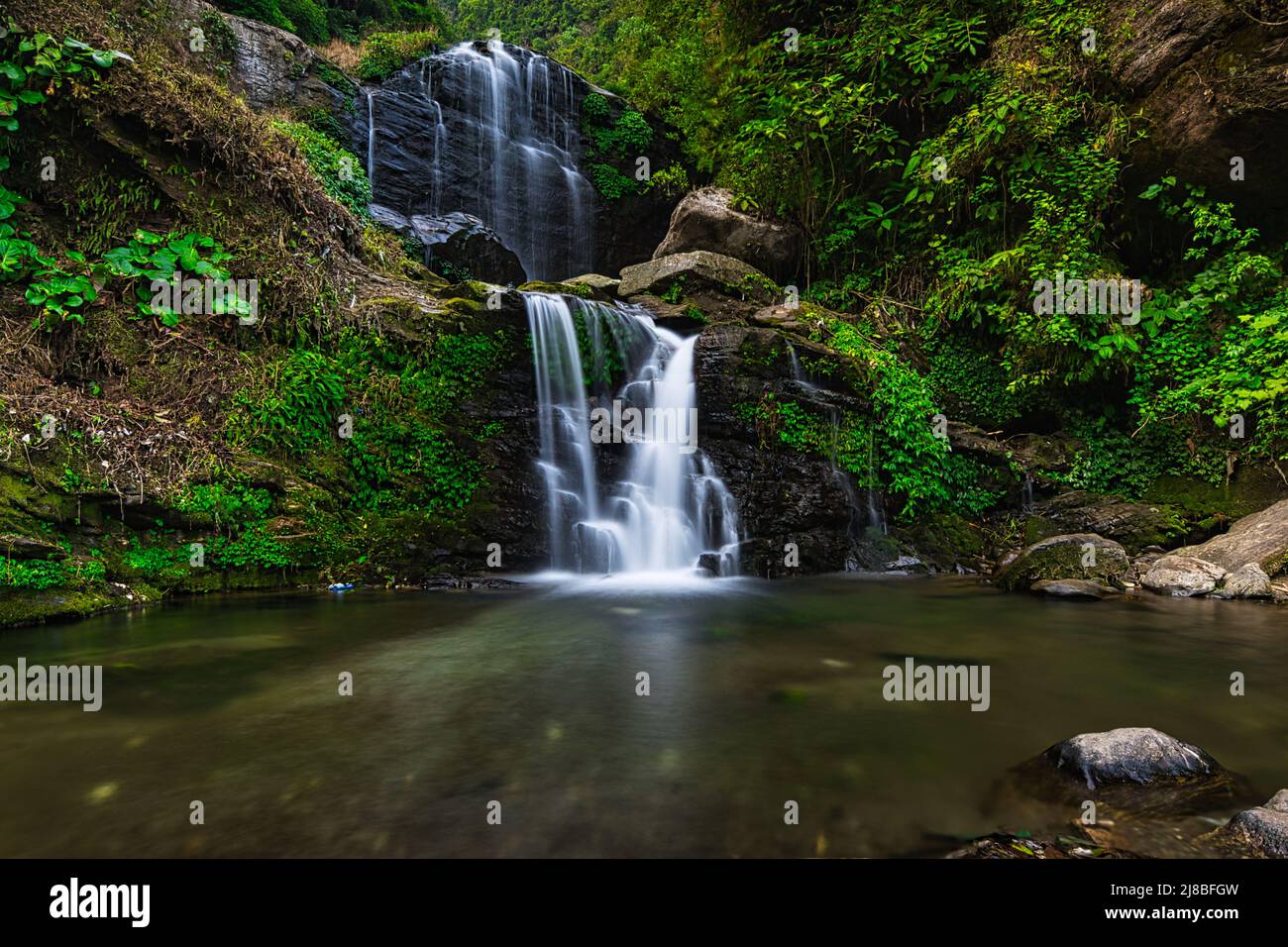 India forest waterfall hi-res stock photography and images - Alamy