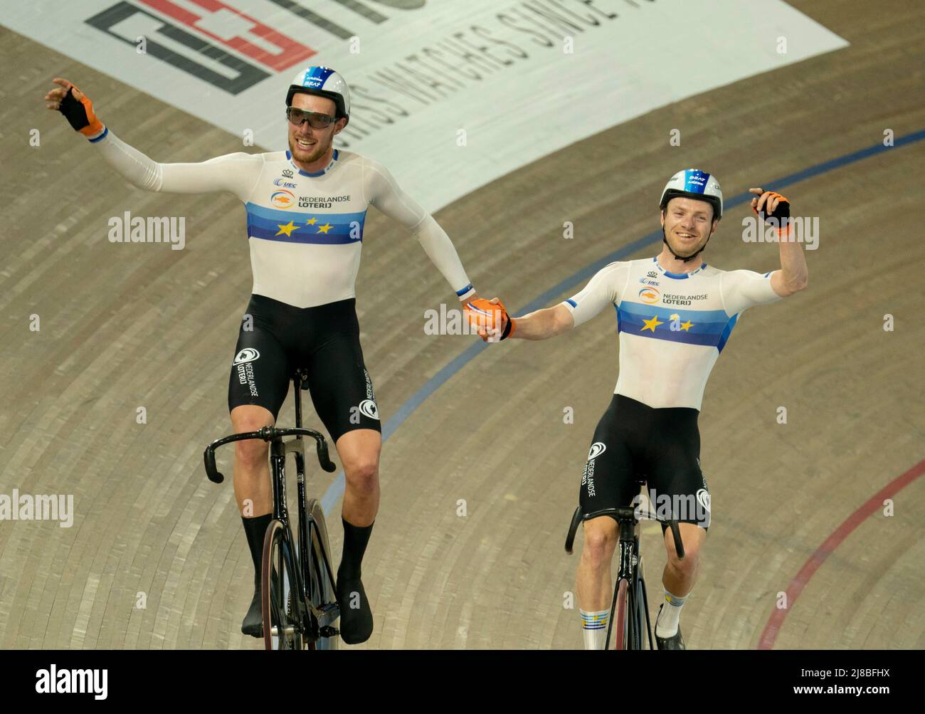 May 14, 2022, Milton, Ont, CAN: Jan Willem Van Schip, (29) , left, and ...