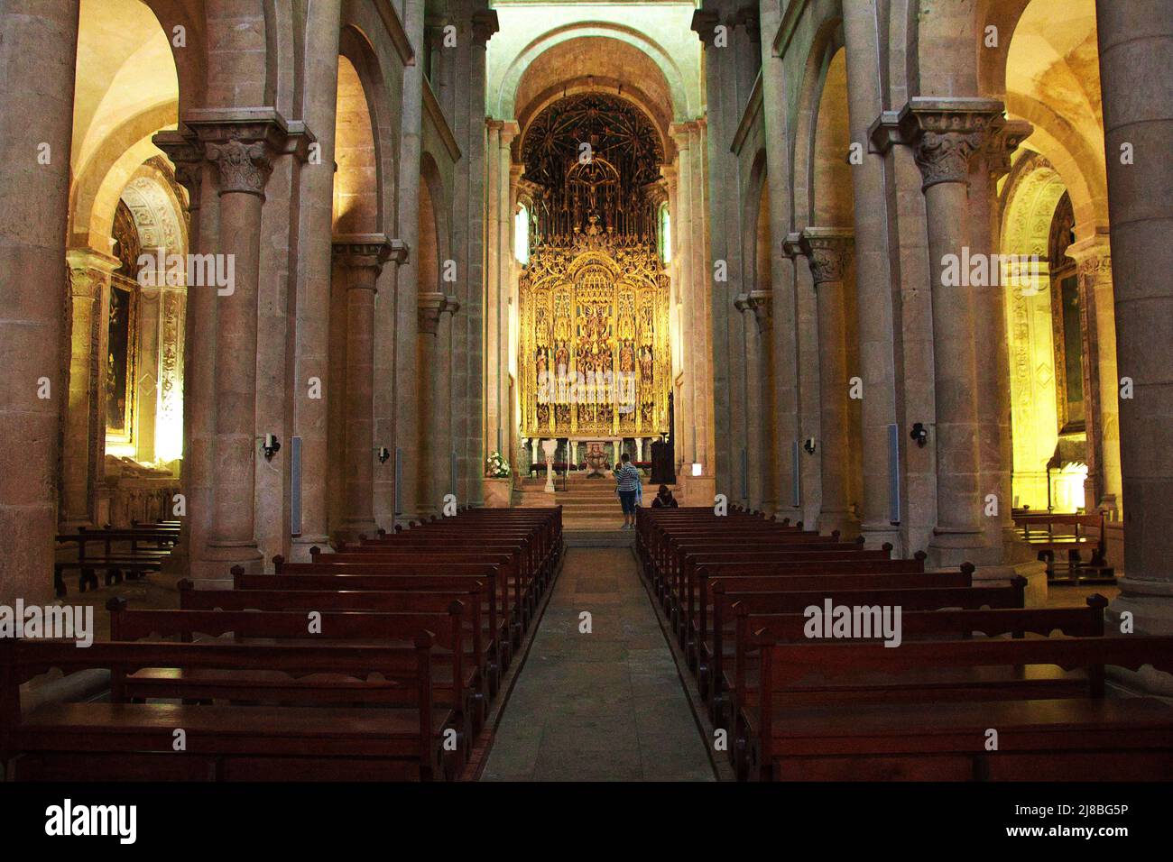 The ancient Church in Coimbra city, Portugal Stock Photo - Alamy