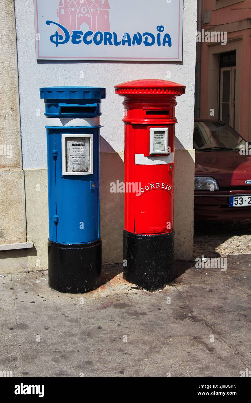 The mailboxes in Coimbra city, Portugal Stock Photo - Alamy