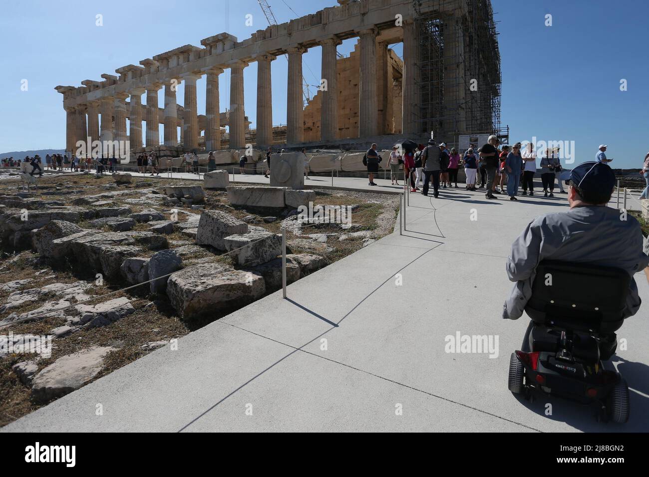 Visitors with mobility issues will now have access to the Acropolis ...