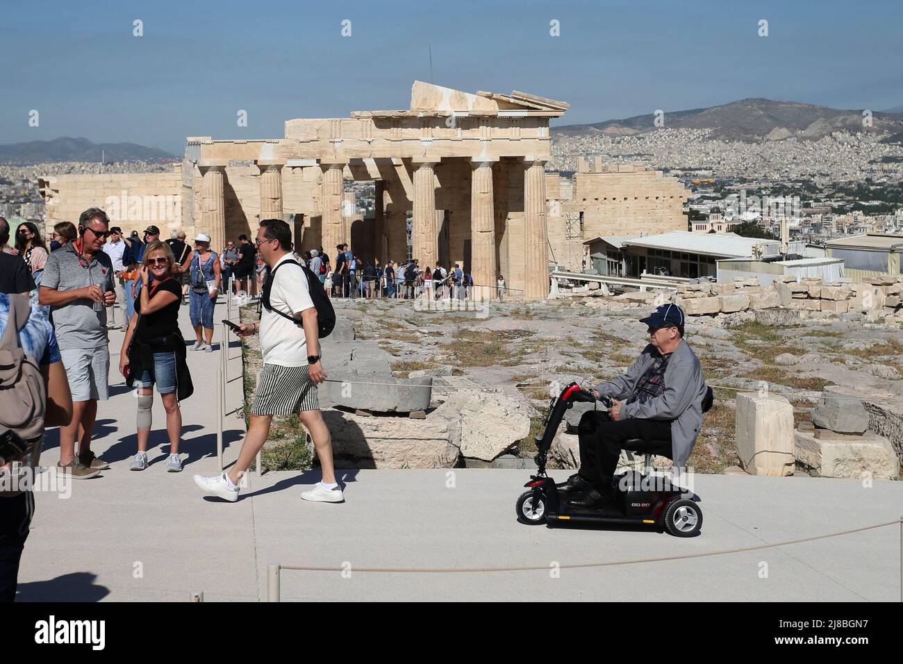 Visitors with mobility issues will now have access to the Acropolis ...