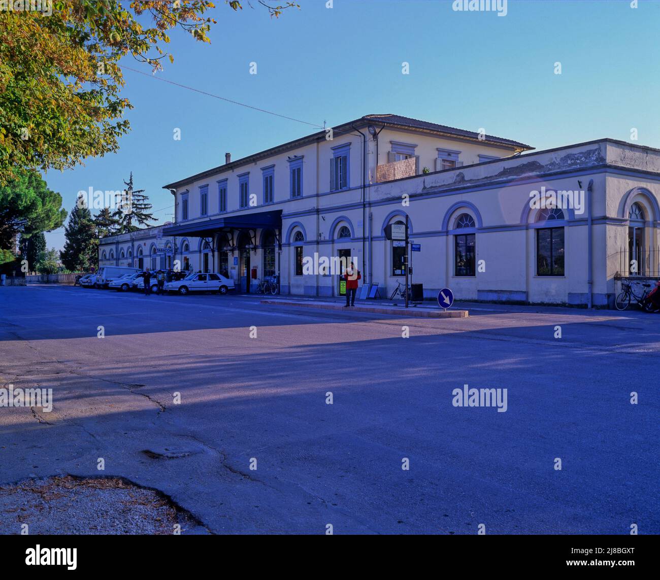Assisi railway ststion Stock Photo - Alamy