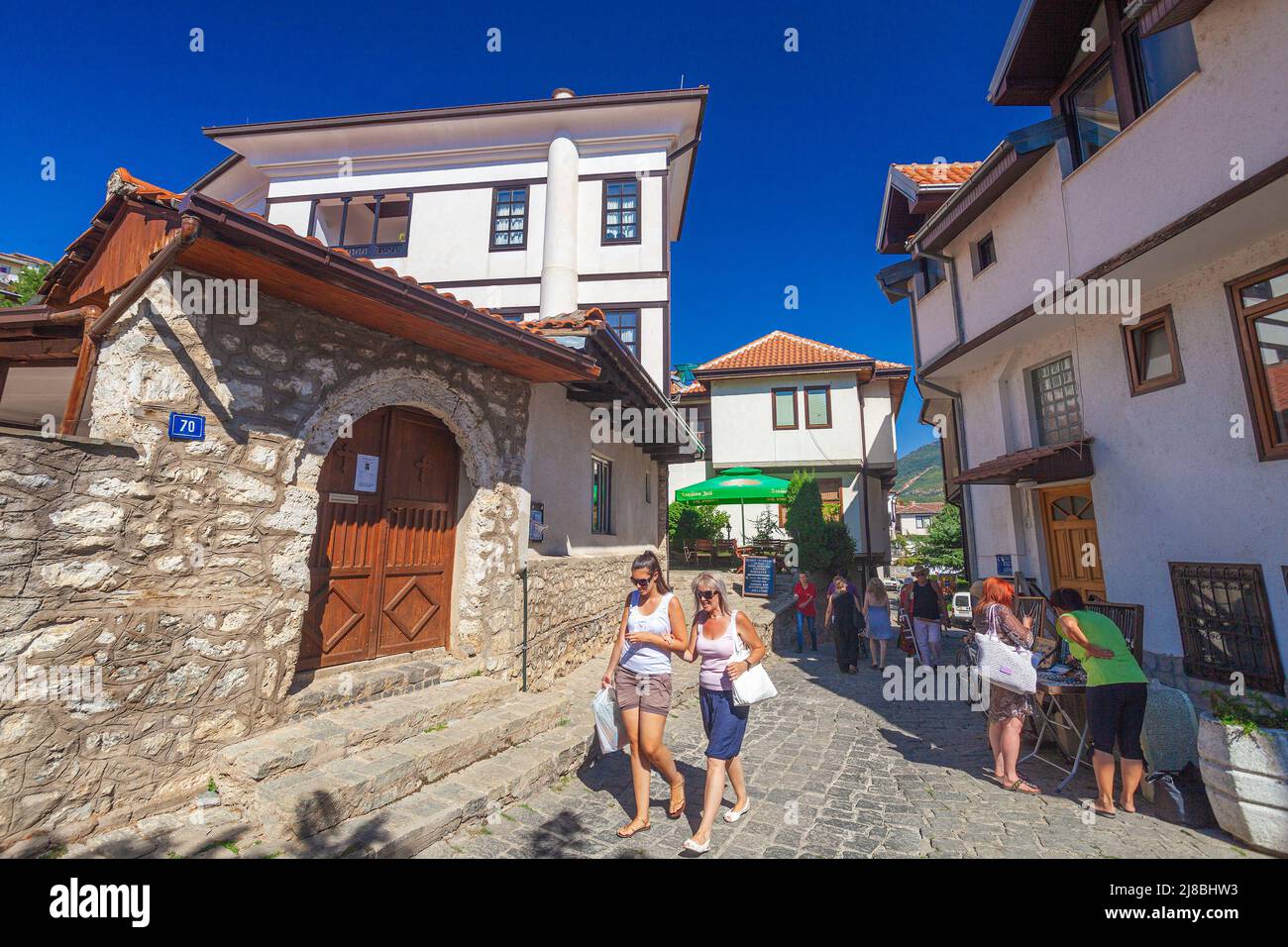 Streets of Ohrid Town, North Macedonia Stock Photo - Alamy
