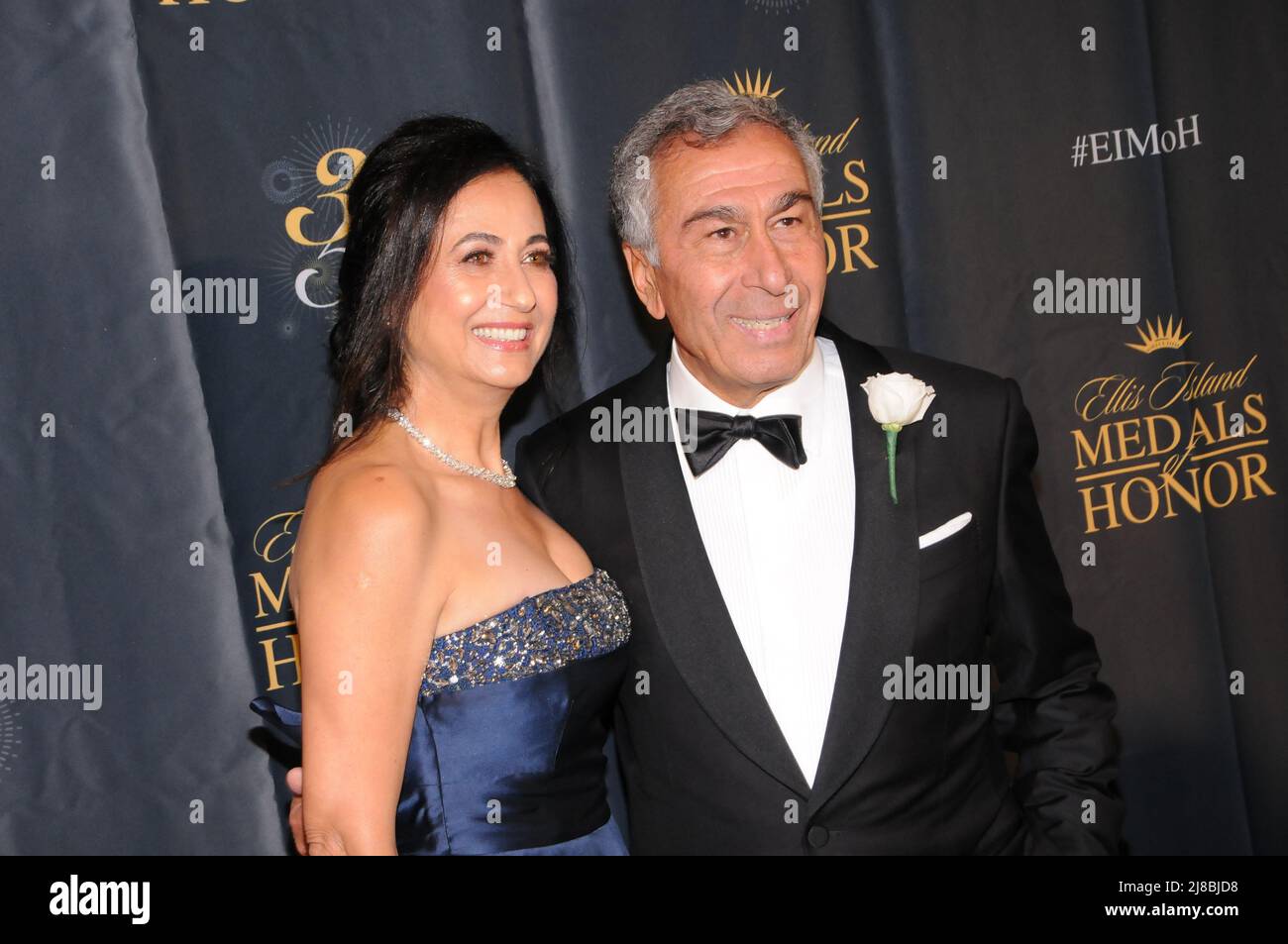 Catherine Farahi and John Farahi attend the 35th Anniversary Ellis ...