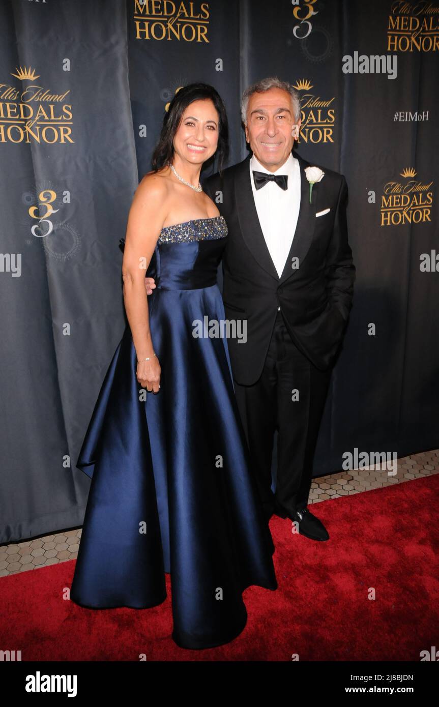 Catherine Farahi and John Farahi attend the 35th Anniversary Ellis ...