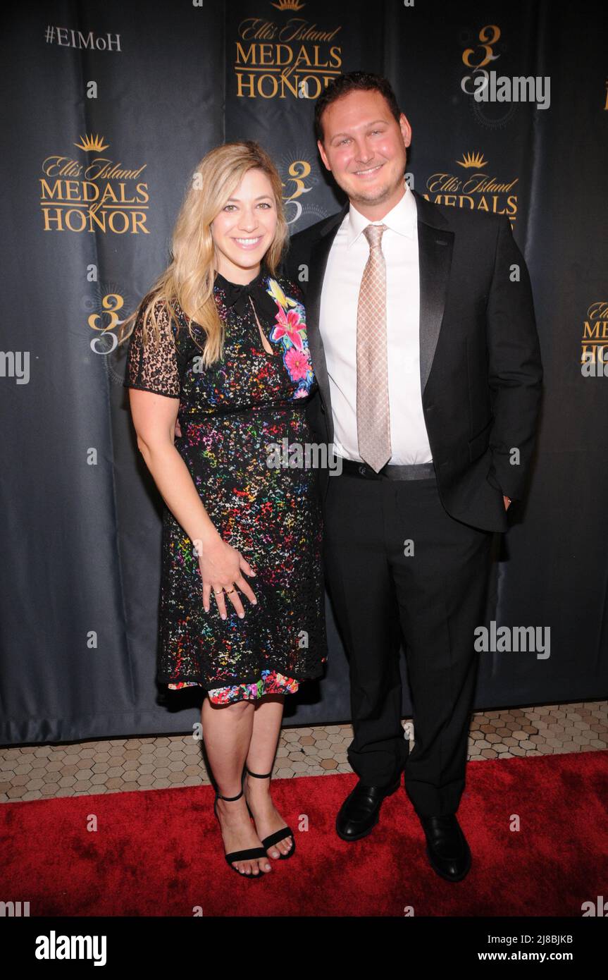 Ellen Christie and Jacob Christie attend the 35th Anniversary Ellis ...