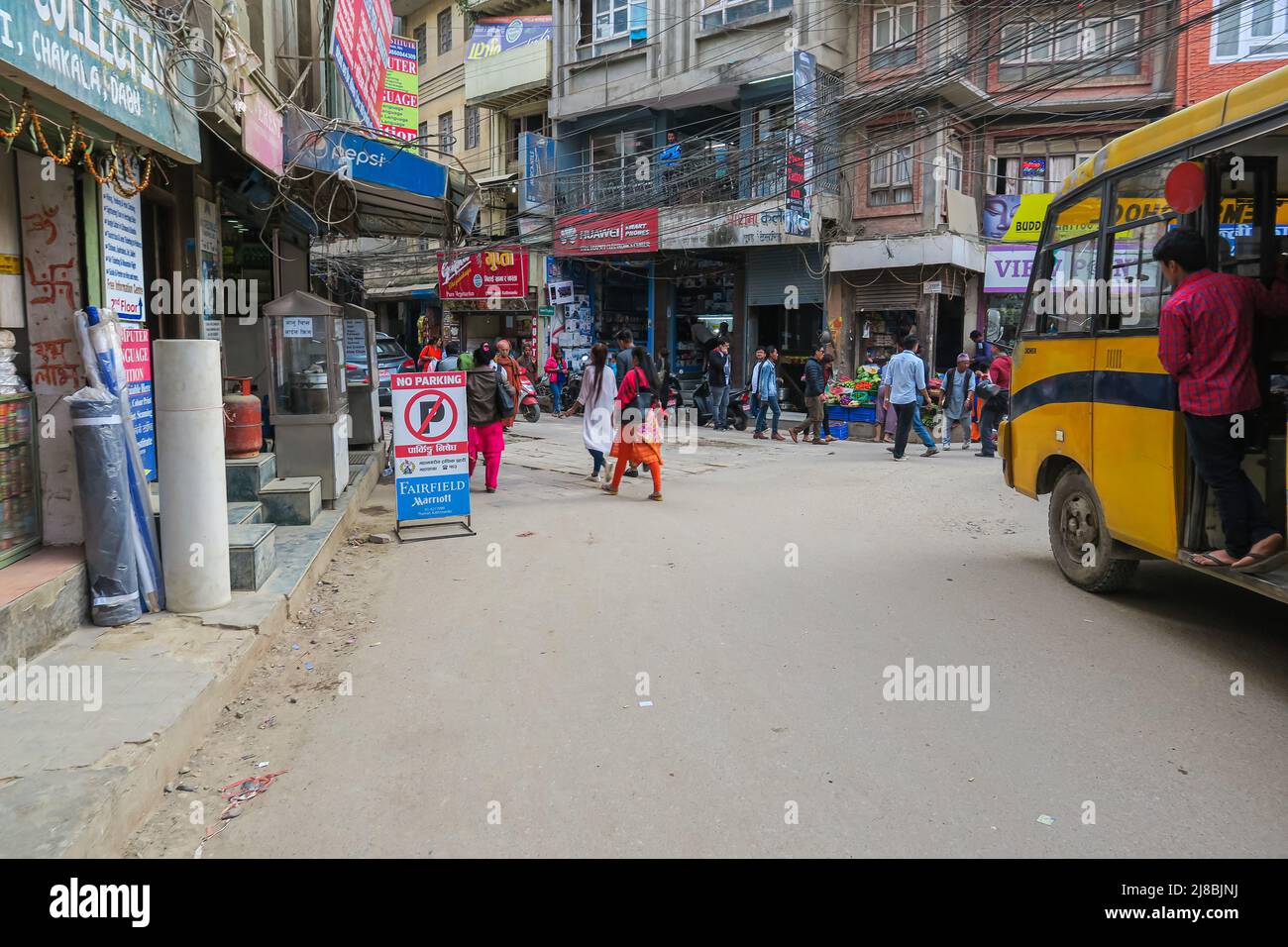 Nepalese tourist bus nepal hi-res stock photography and images - Alamy