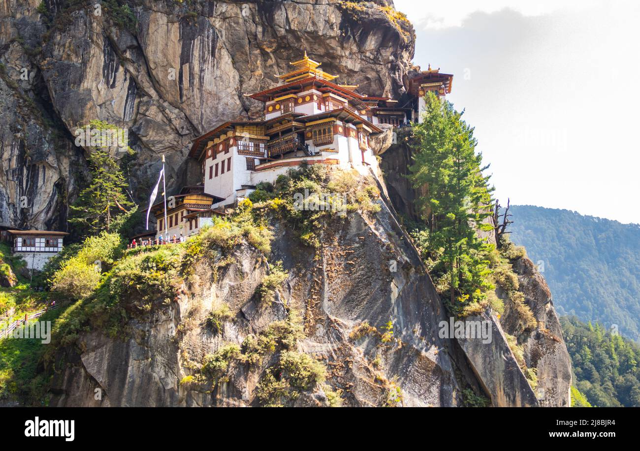 Bhutan, October 26, 2021: Tiger nest monastery in the Himalaya ...