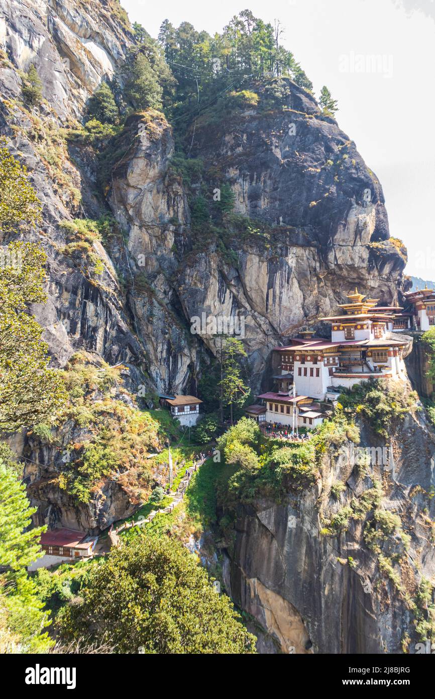 Bhutan, October 26, 2021: Tiger nest monastery in the Himalaya ...