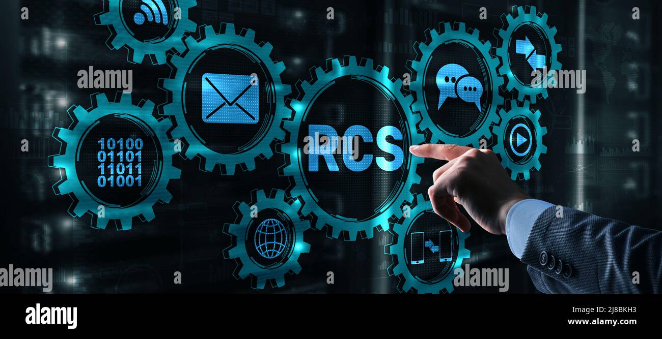 Rich Communication Services. Communication Protocol. RCS. Technology ...