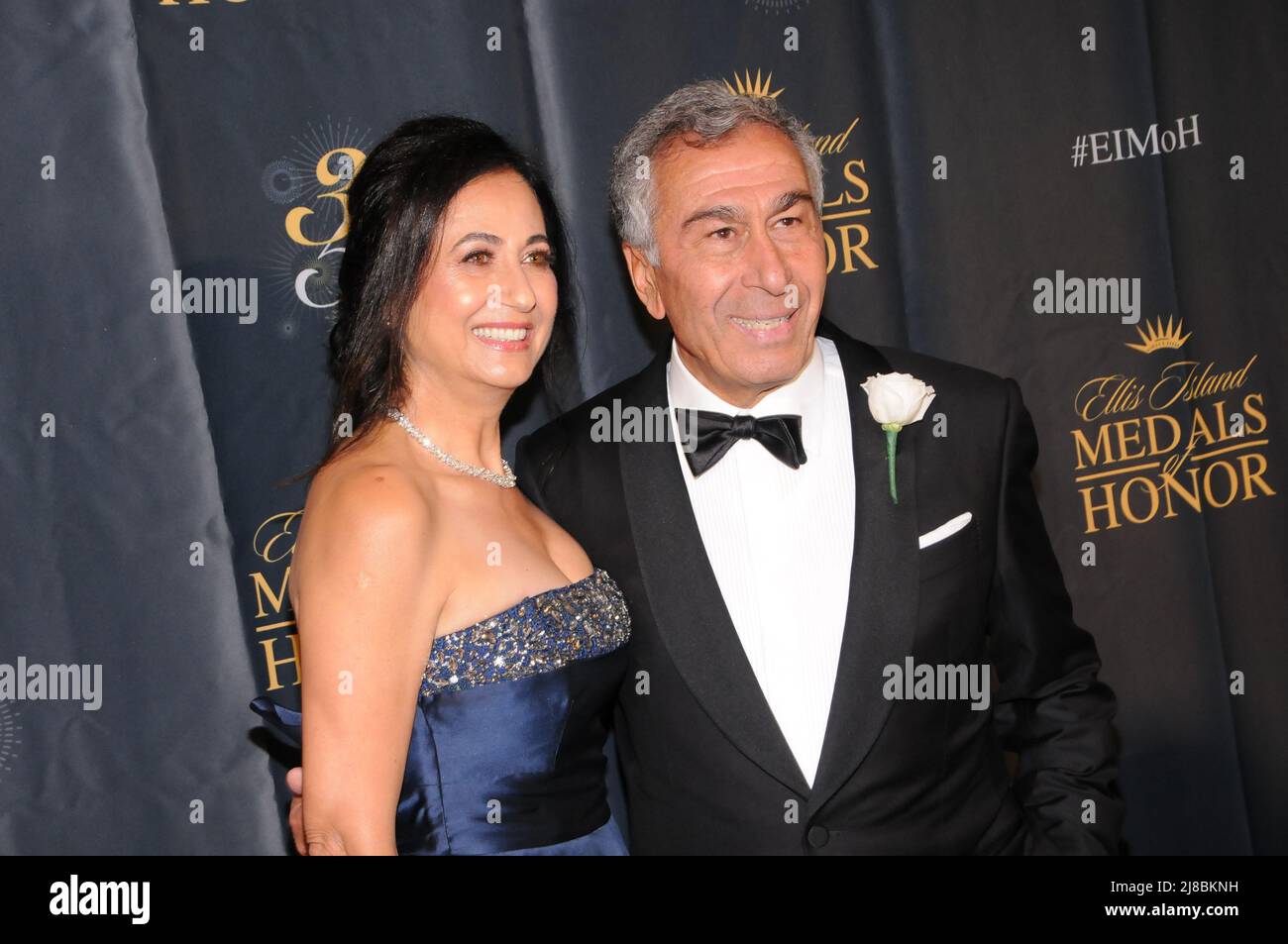 Catherine Farahi and John Farahi attend the 35th Anniversary Ellis ...